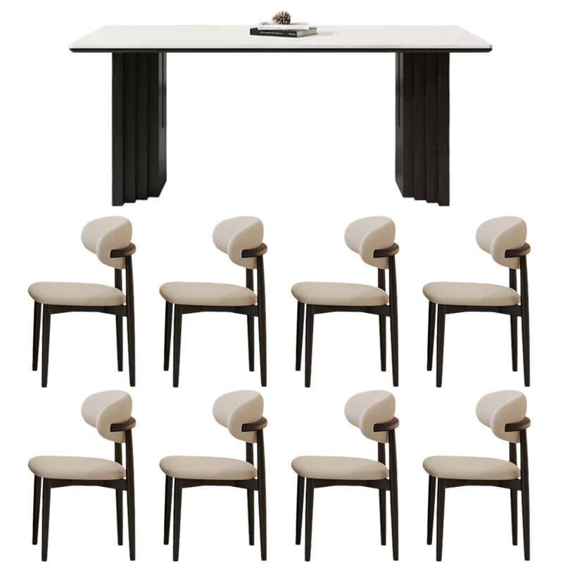 LJIA home Stylish Modern Simple Dining Table and Chairs | Wayfair
