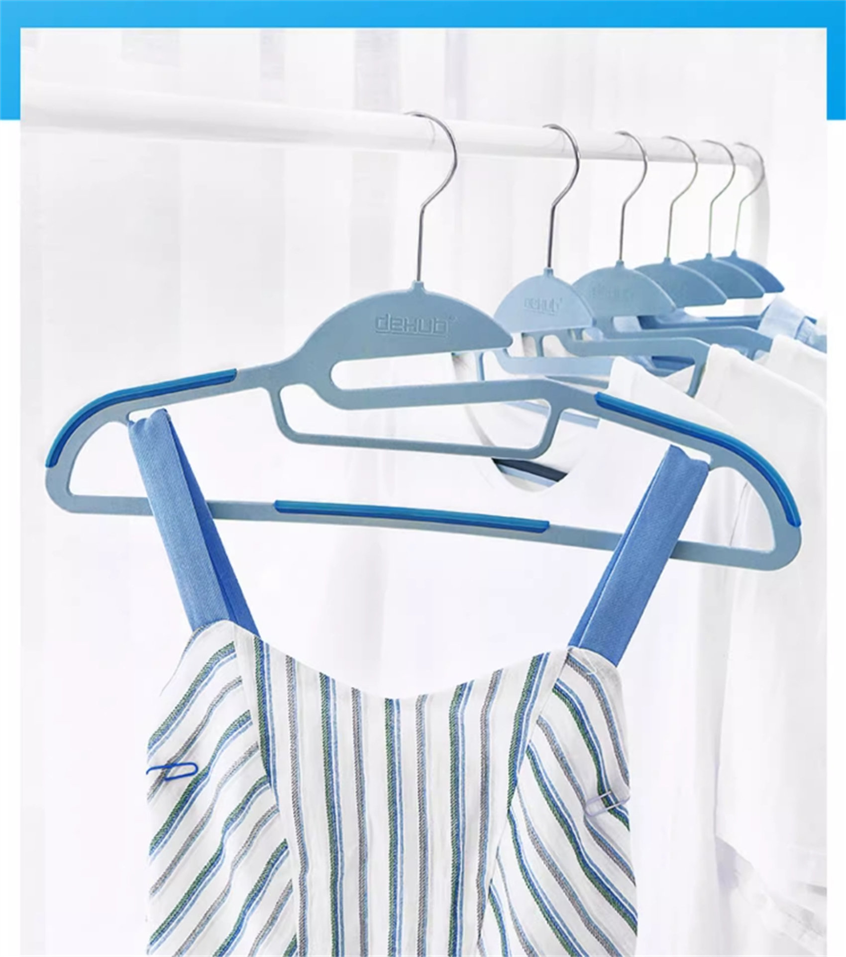 Rebrilliant Nyrek Plastic Non-Slip Clothes Hanger for Dress/Shirt ...