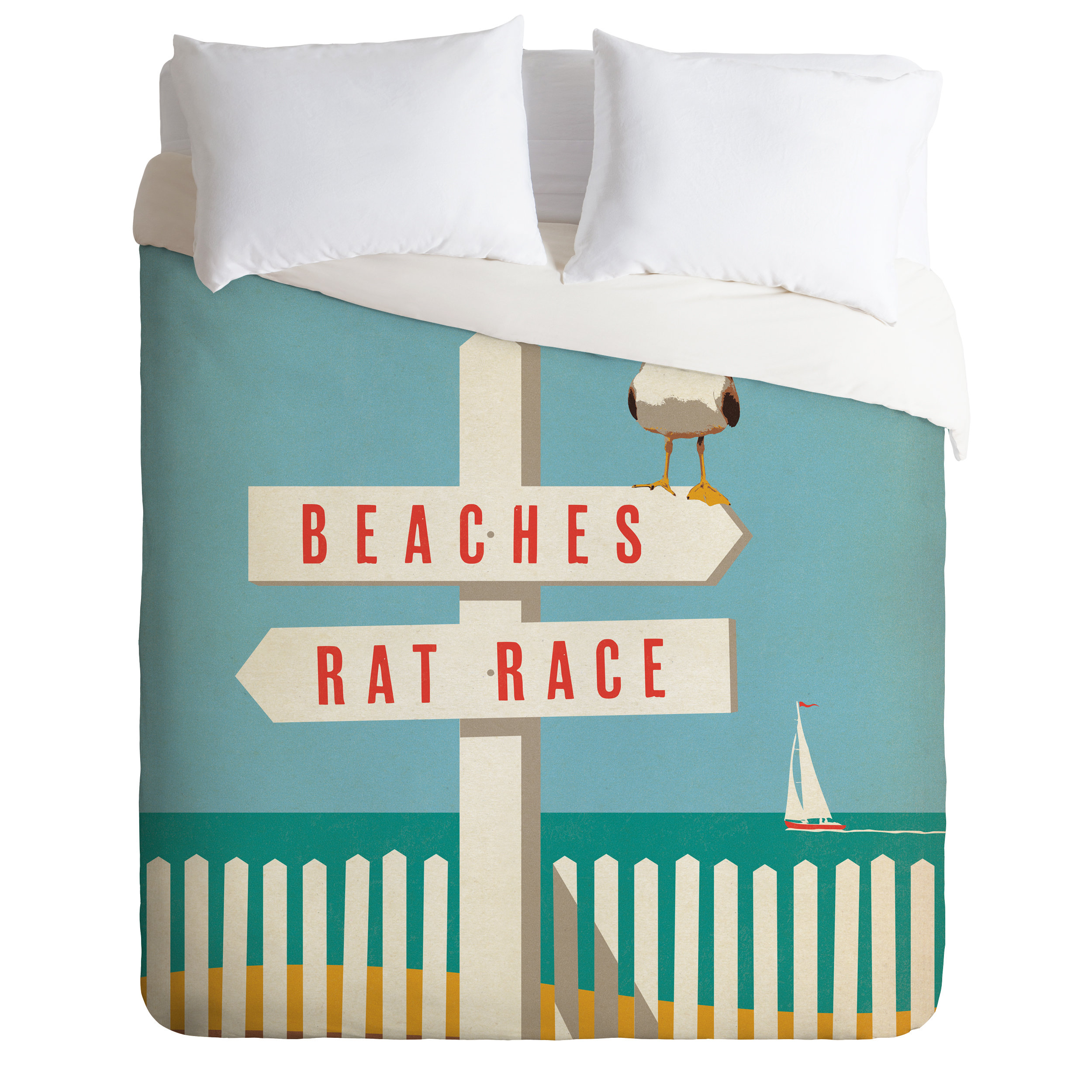 Deny Designs Lightweight Sign Post Duvet Cover - Wayfair Canada