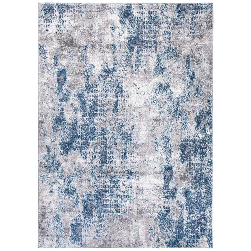 17 Stories Maxey Performance Abstract Rug & Reviews | Wayfair