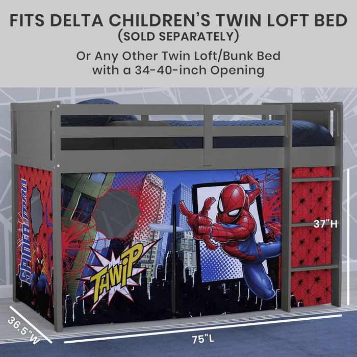 Delta Children Spider-Man Bunk Bed Accessories & Reviews | Wayfair