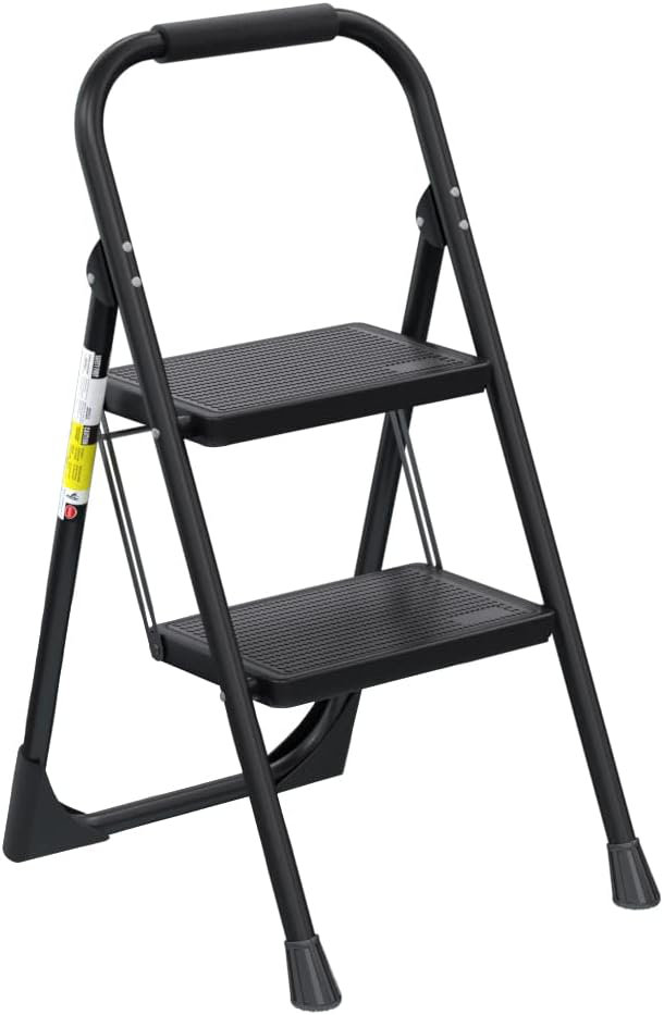 WFX Utility™ Step Ladder Stool Ergonomic Folding Step Stool - Wayfair ...