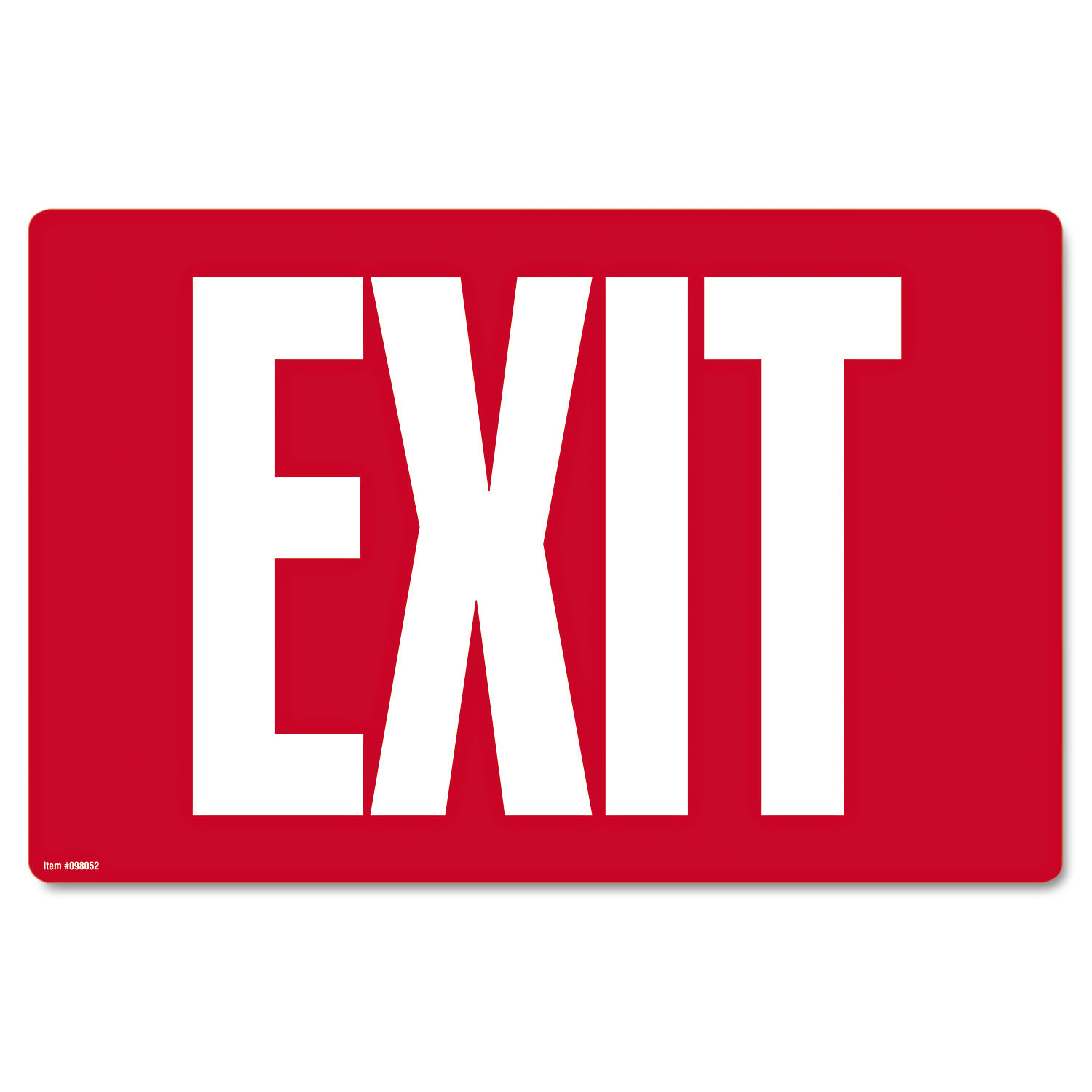 Consolidated Stamp Glow-In-The-Dark Exit Sign & Reviews - Wayfair Canada