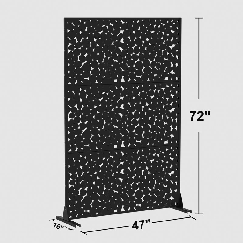Dovelina Outdoor Metal Privacy Screen - Wayfair Canada