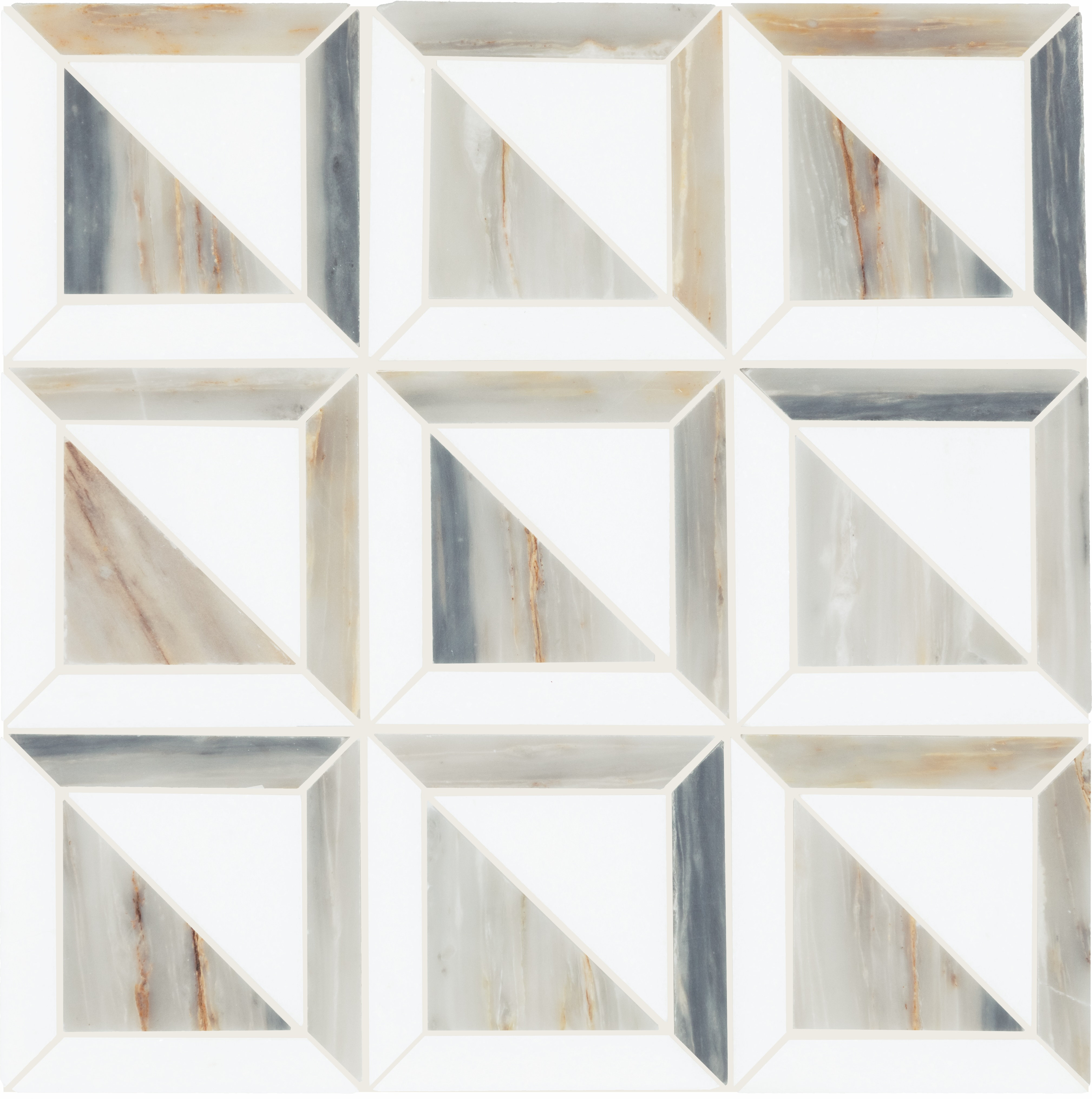 Daltile Gamma Natural Stone Window Wall and Floor Mosaic Tile (Set of ...