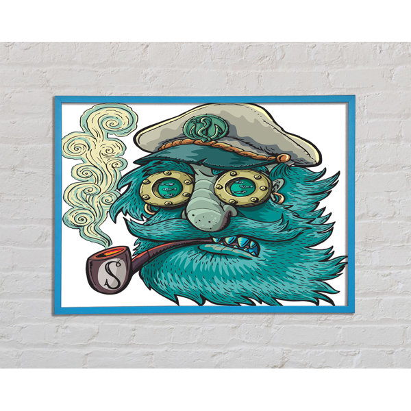 Happy Larry The Smoking Sailor - Single Picture Frame Art Prints ...