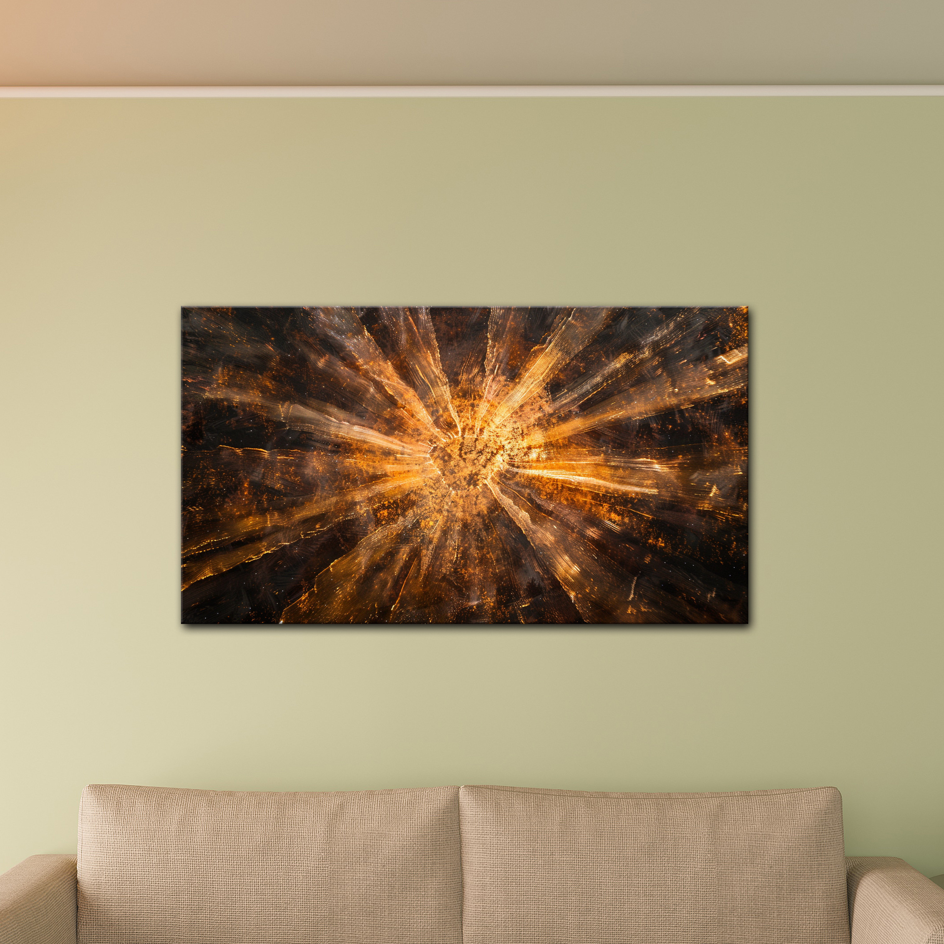 Wrought Studio™ Energy Burst: Golden Energy Burst by Genie's Poems ...