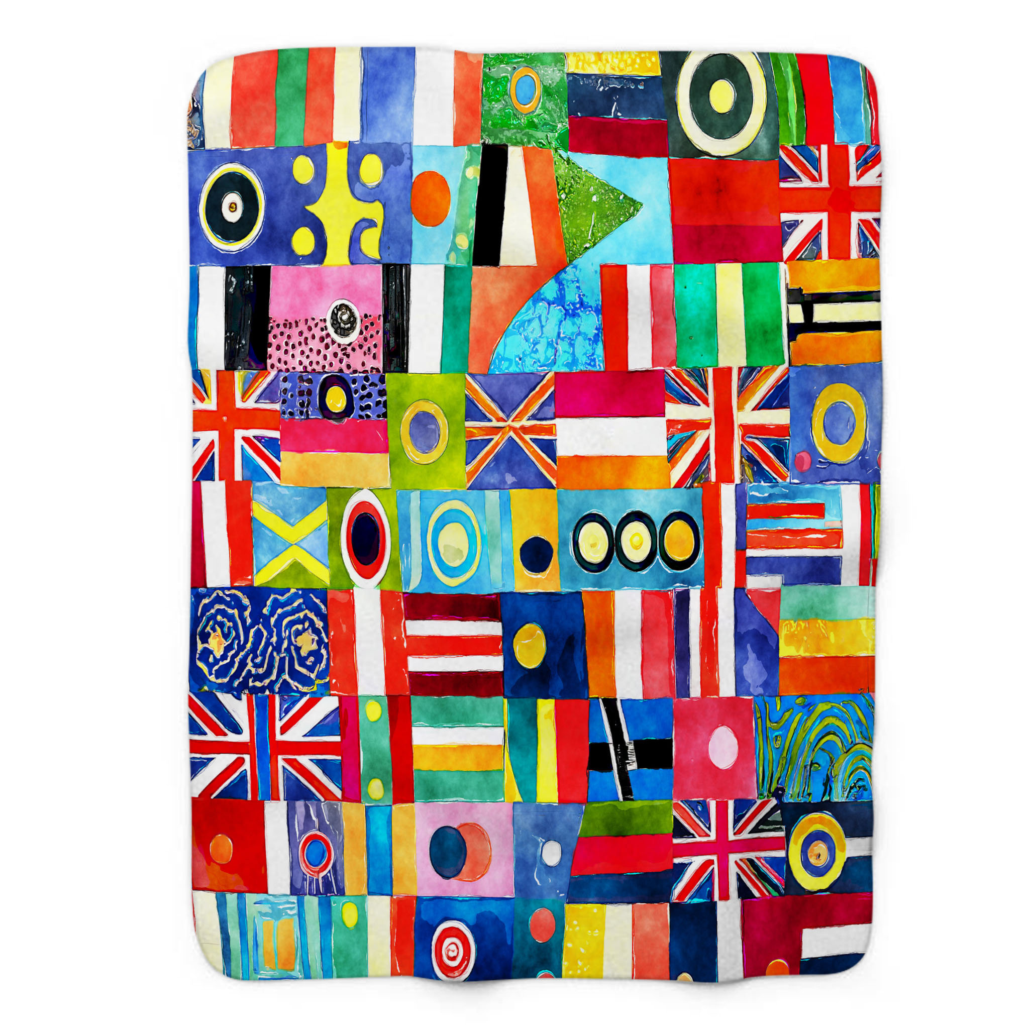 MentionedYou Banner Montage - 1 Piece Premium Blanket | Wayfair