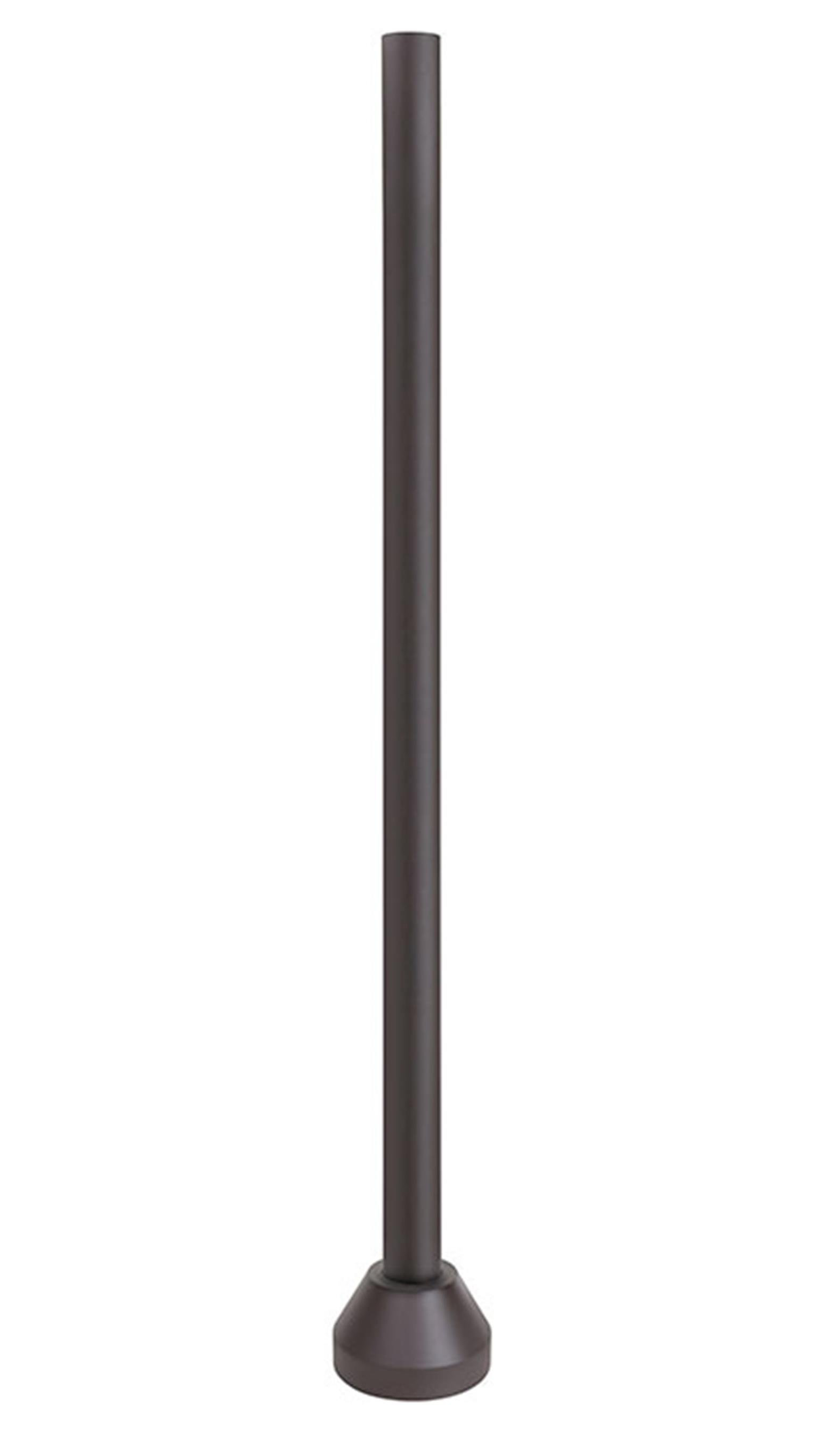 Solus 6ft. Surface Mount Lamp Post with Aluminum Base Cover | Wayfair