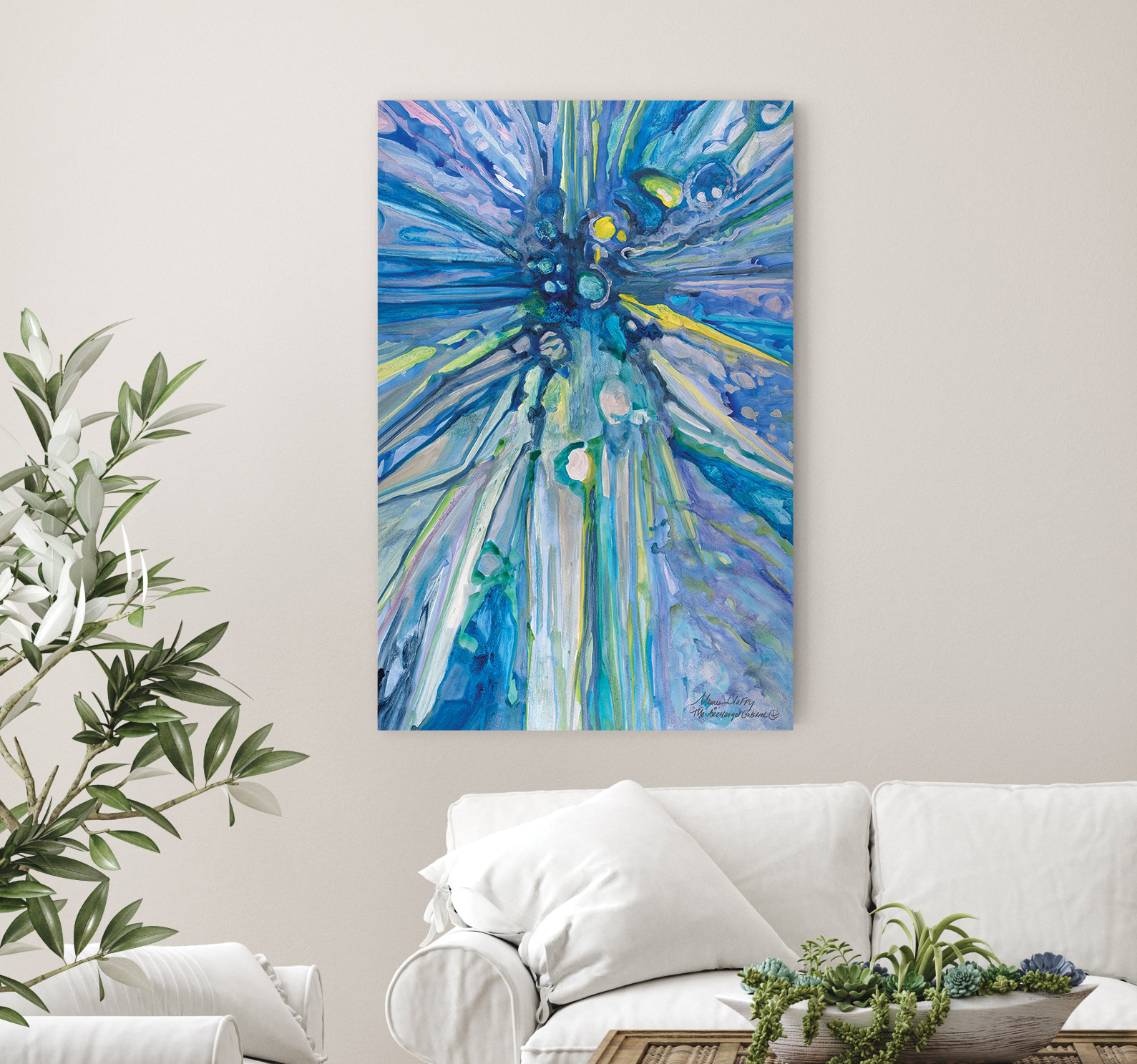 Ivy Bronx Archangel Gabriel - Unframed Print on Wood | Wayfair