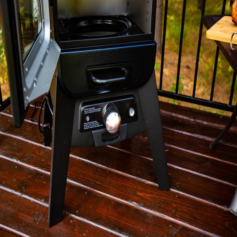 Pit Boss 3-Series Electric Vertical Smoker, Blue Hammertone & Reviews ...