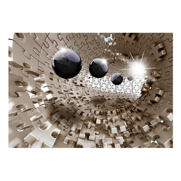 Orren Ellis Bisola Jigsaw Wall Mural | Wayfair