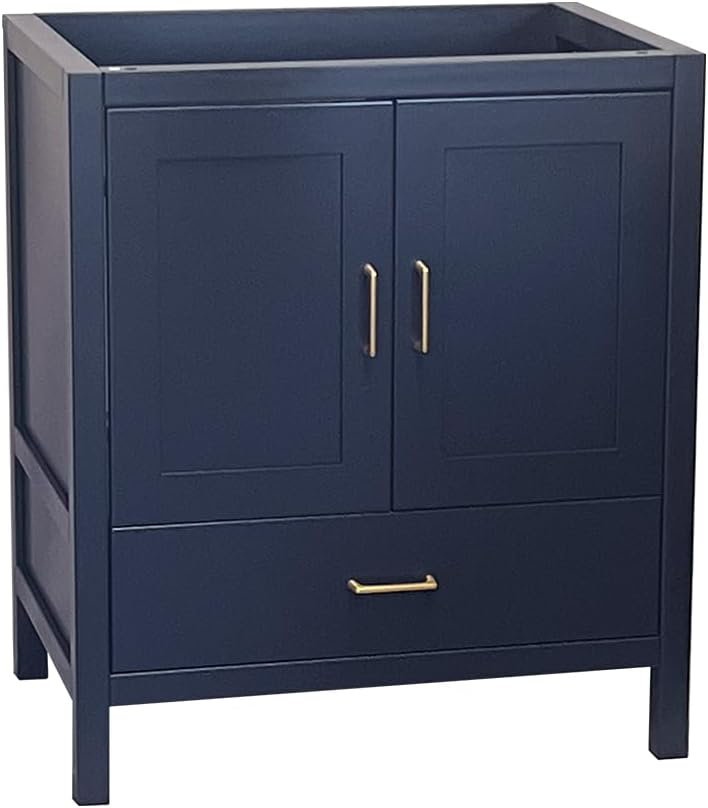 Vanity Atelier Blue 24" Bath Vanity with Bottom Drawer Sink Cabinet ...