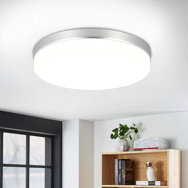 Ebern Designs Navagio 9-inch LED Flush Mount Ceiling Light embedded ...