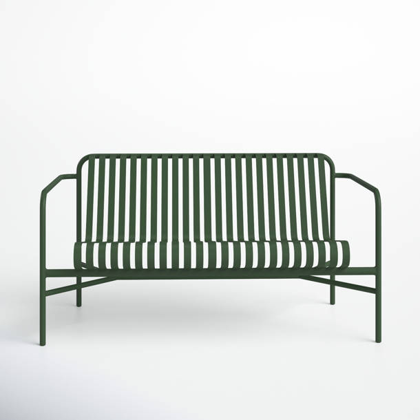 AllModern Abra Powder Coated Steel Outdoor 29.7'' Bar Stool | Wayfair