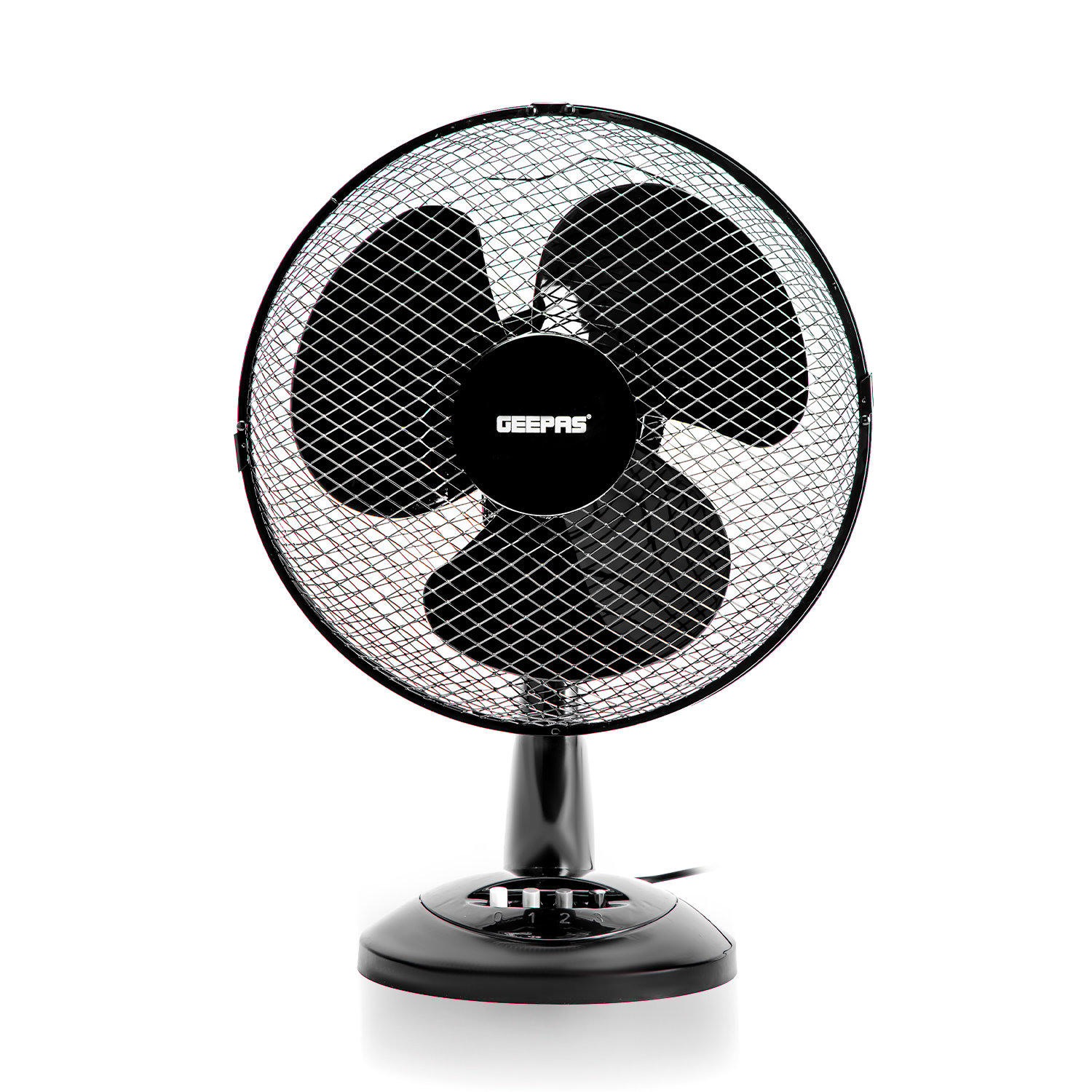 GEEPAS 12" Table Fan | Electric Portable Worktop Desk Fan with 3 Speed ...