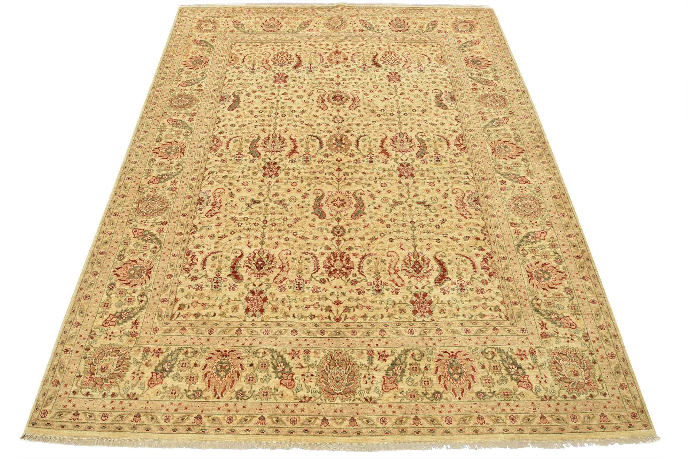 ERugBazaar One-of-a-Kind Hand-Knotted 8'2" x 10'1" Wool Area Rug in ...