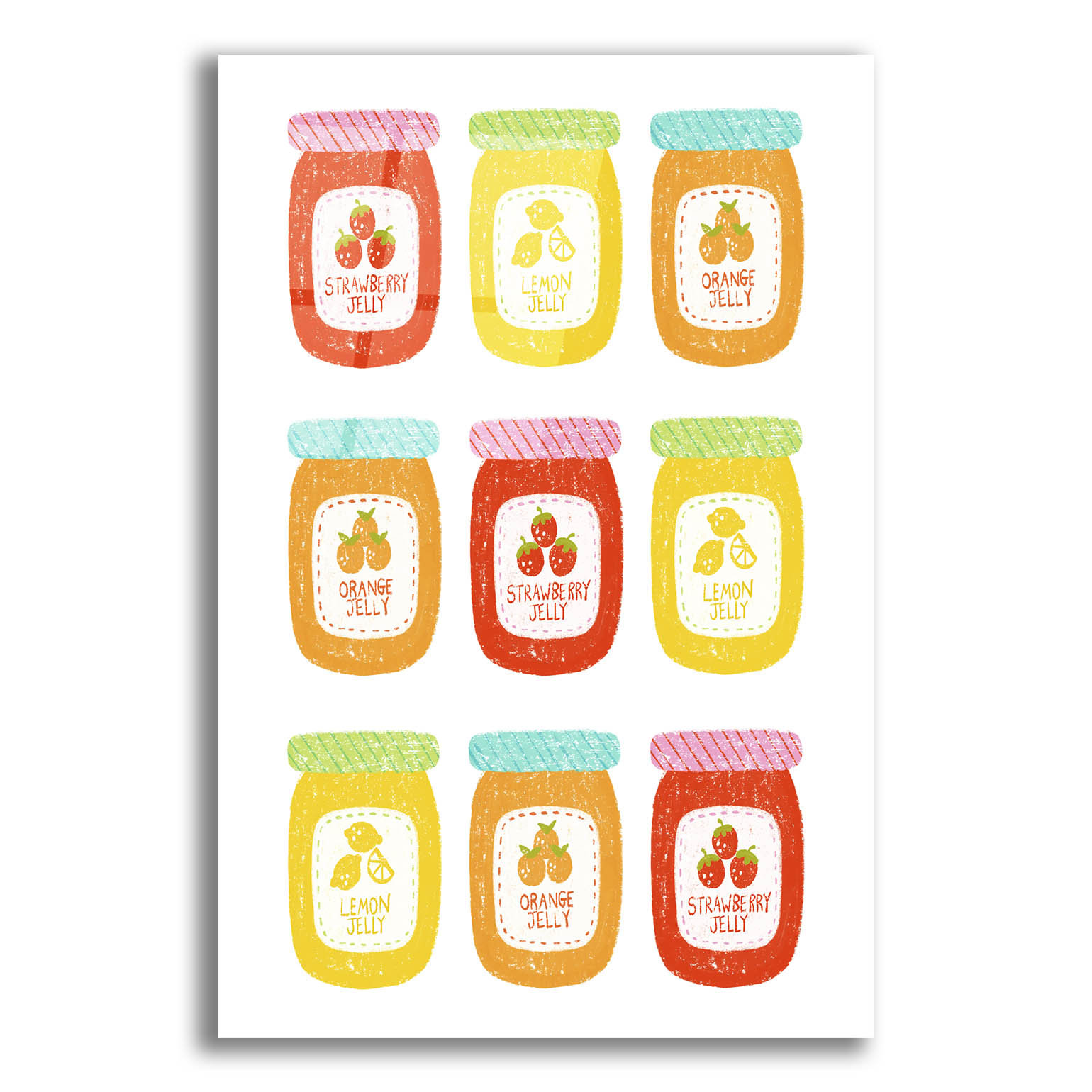 Lark Manor™ 'Sweet Jams' by Club Daydream Acrylic Glass Wall Art | Wayfair