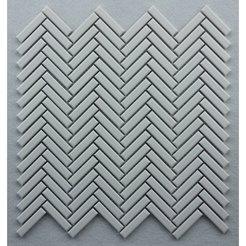 Roca Tiles BG White 12x12 Herringbone Mos | Wayfair