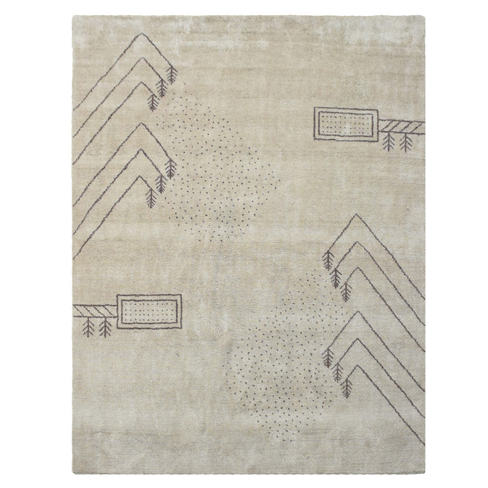 Get My Rugs LLC Handmade Silk Mix Area Rug with Non-Slip Backing | Wayfair