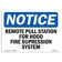 SignMission Remote Pull Station for Hood Fire Suppression Sign | Wayfair