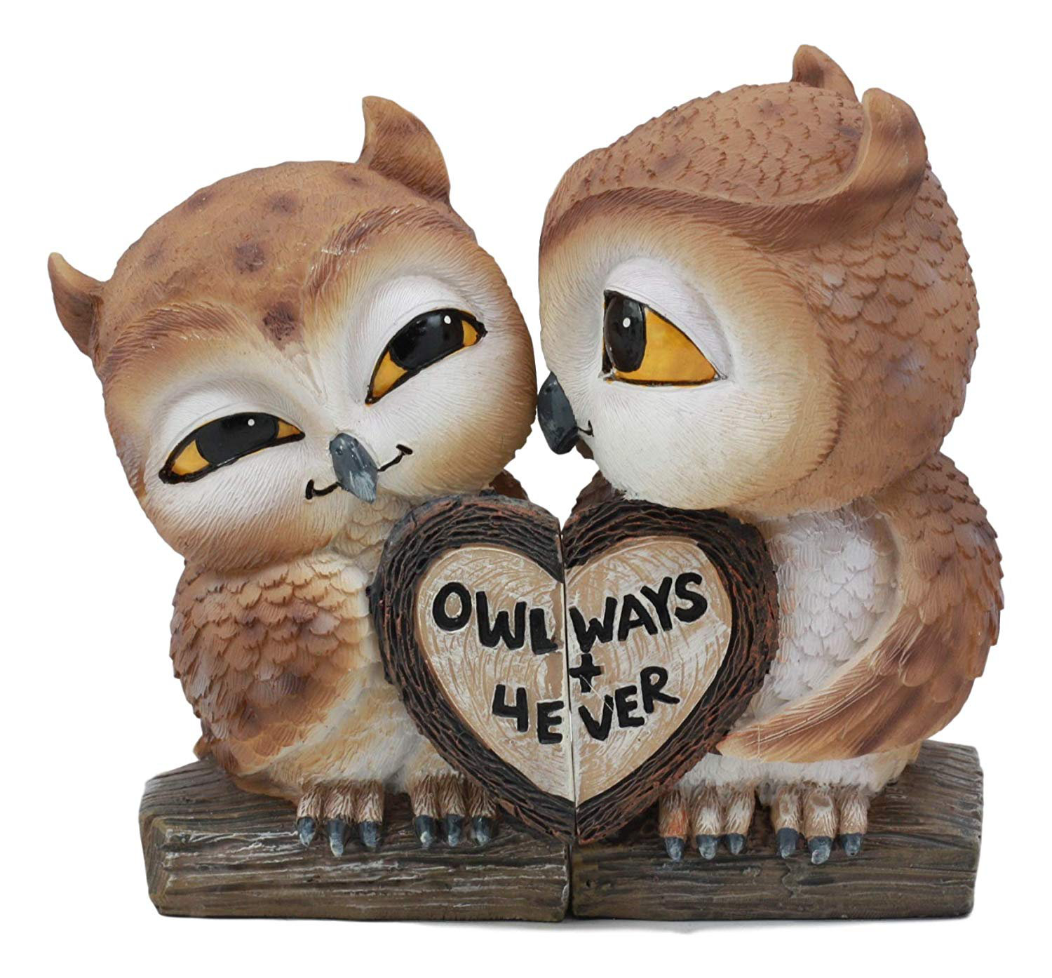 Millwood Pines Morehouse Romantic Owl Love Couple Decor Figurine ...