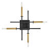 Lark Hux 4-Light Exposed Bulb Semi-Flush Mount Ceiling Light | Wayfair