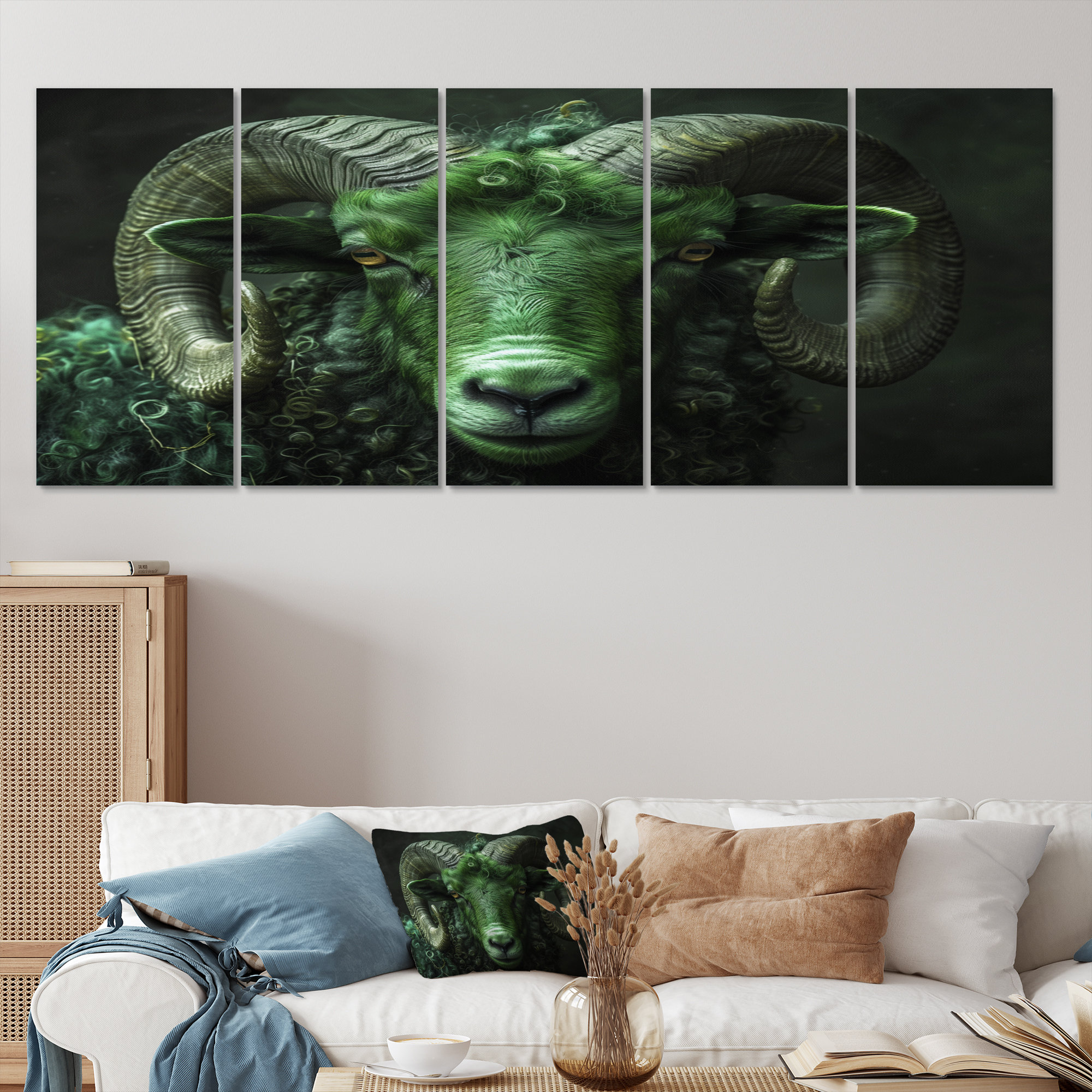 Trinx Green Astrology Zodiac Zeal Aries - Astronomy Aries Wall Decor ...