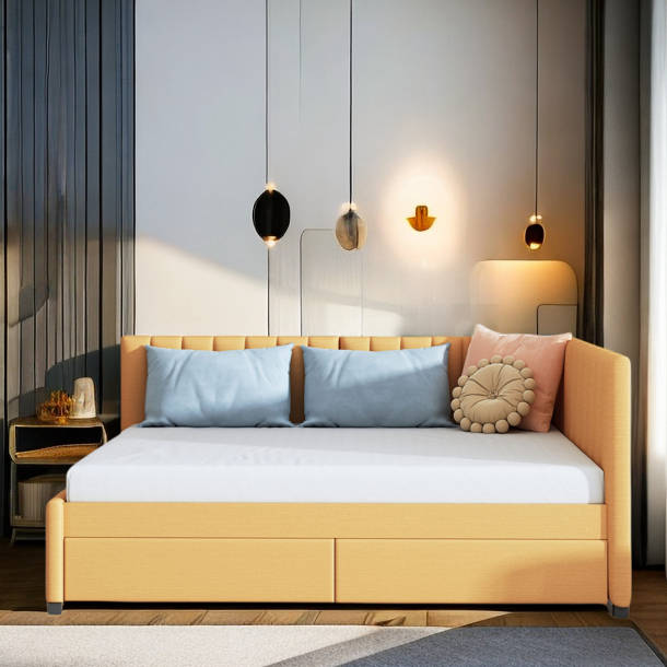 Latitude Run® Kaydhen Upholstered Daybed | Wayfair
