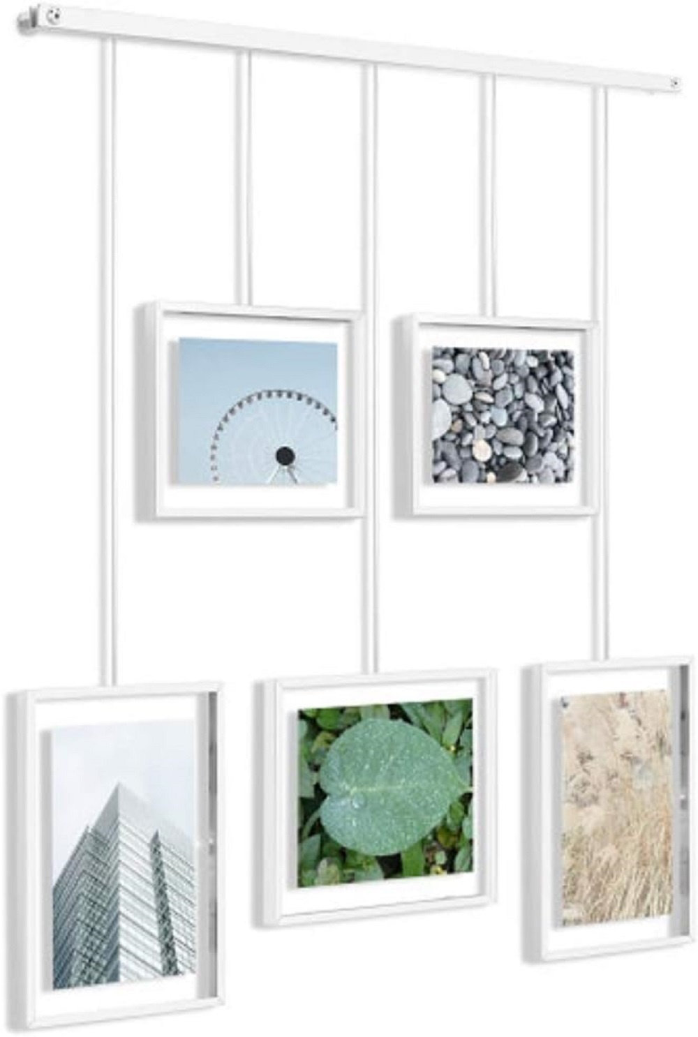 Hokku Designs Umbra Exhibit Adjustable Photo Display – DIY Collage Set ...