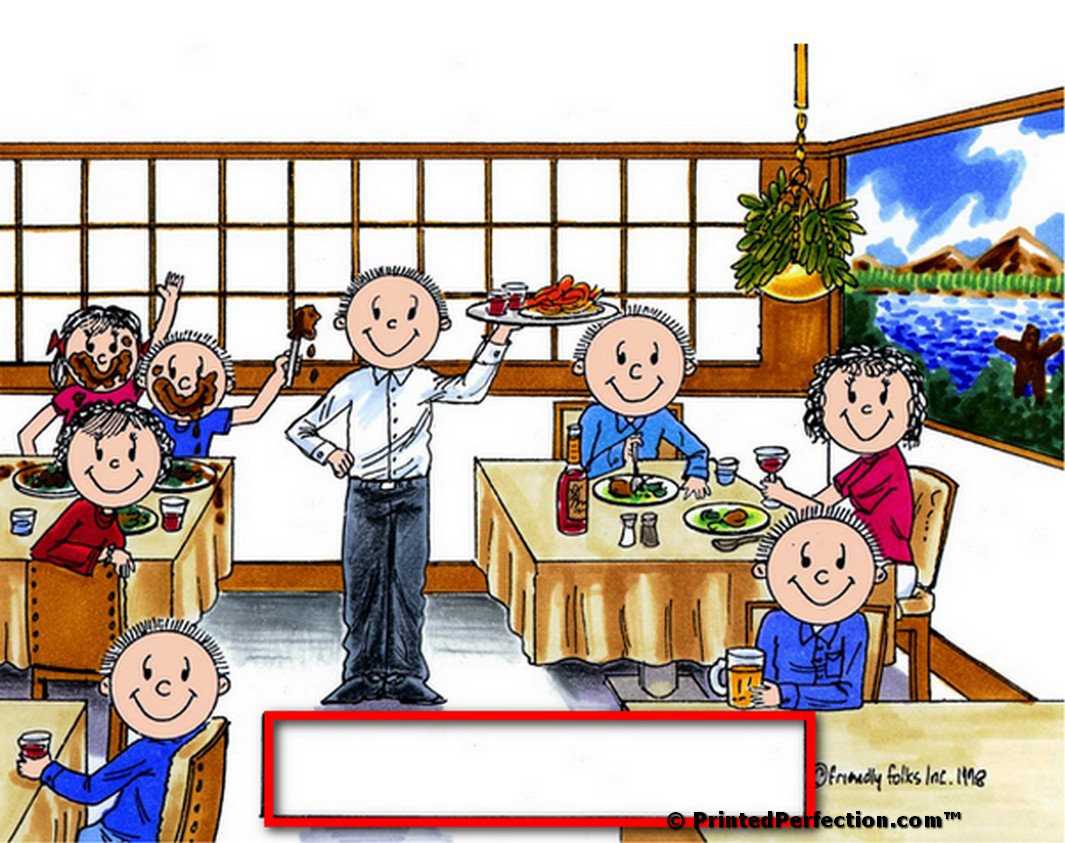 Printed Perfection Personalized Waiter Acrylic Magnet - Great Gift ...