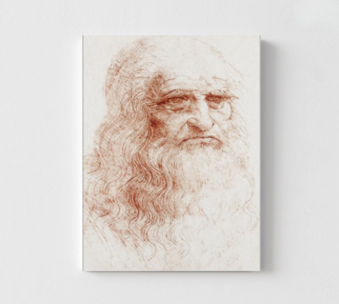 WeFrameArt Self-Portrait 1512 By Leonardo Da Vinci, Classic Artist ...