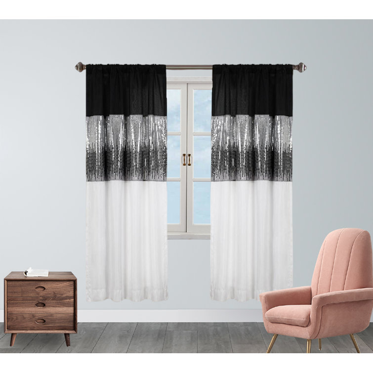 Frifoho Rayon Semi-Sheer Curtains / Drapes Pair - Wayfair Canada