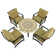 Rosalind Wheeler AVIGNON 110cm COFFEE Table with 4 WINDSOR DELUXE ...
