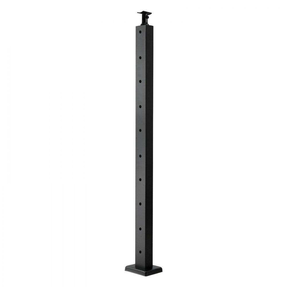 VEVOR Cable Railing Post, 36x1x2 In Horizontal-Hole Deck Railing Post ...