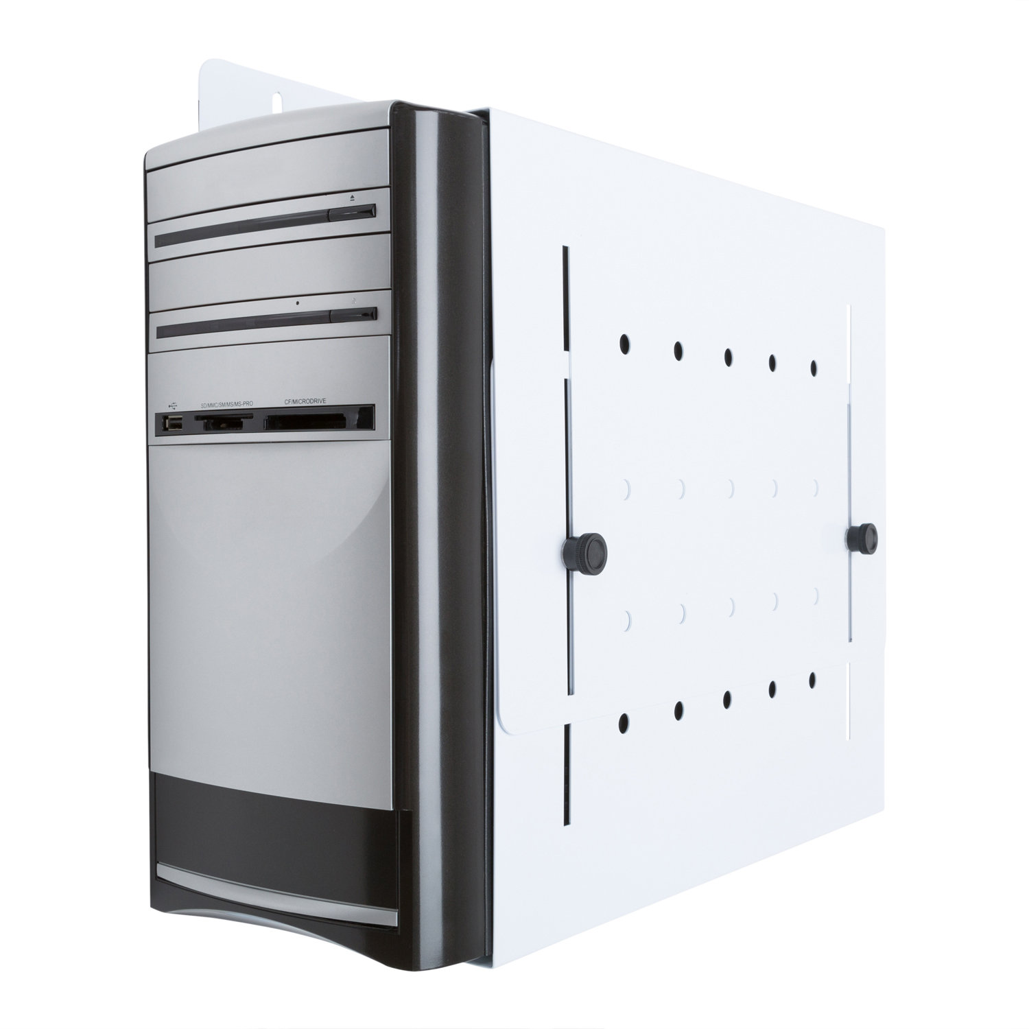 VERSADESK 10" H x 5" W Desk CPU Holder | Wayfair