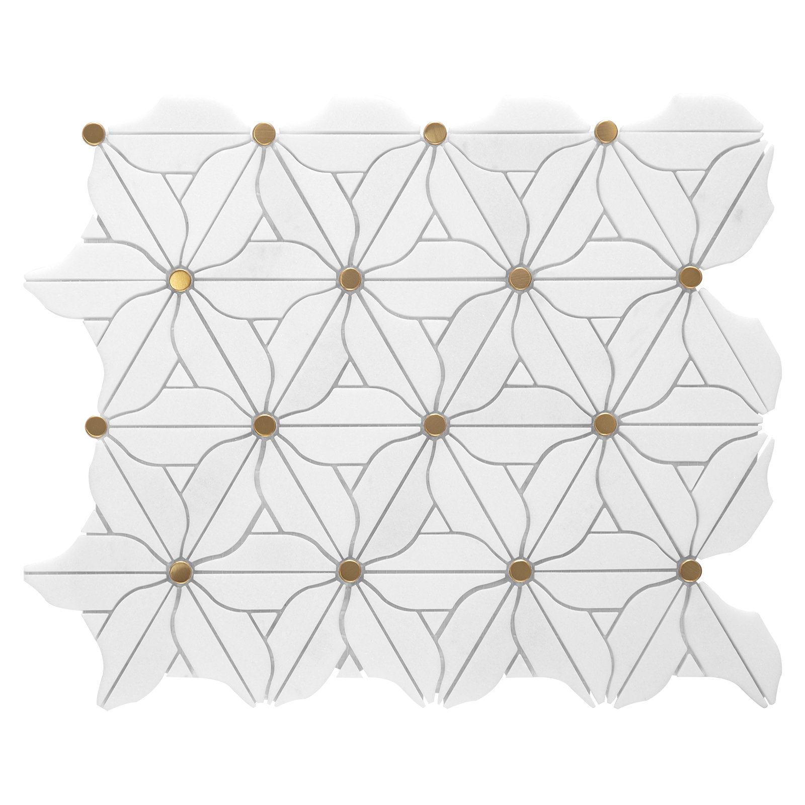soletile Marble Petal Mosaic Tile | Wayfair