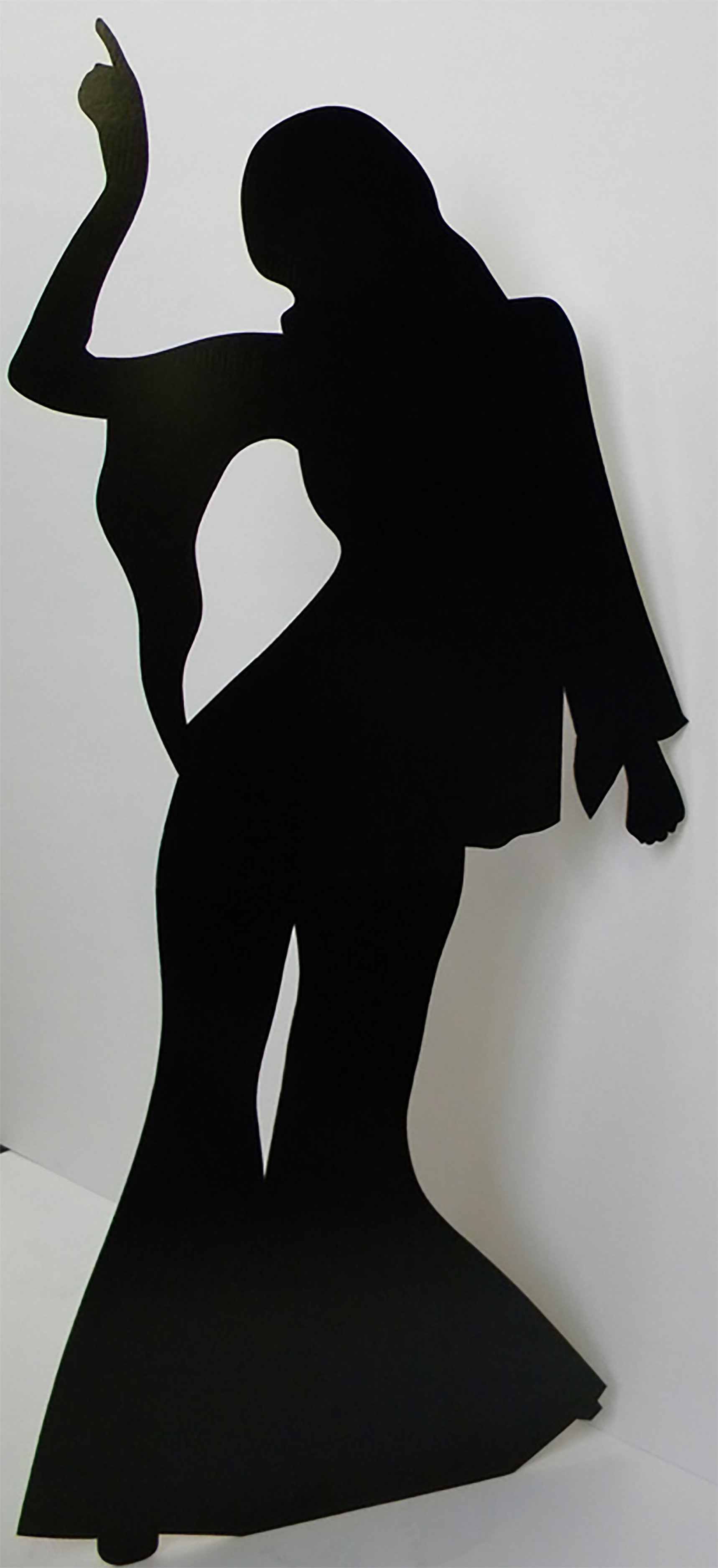Star Cutouts Disco Dancer Female Silhouette Cardboard Standup - Wayfair ...
