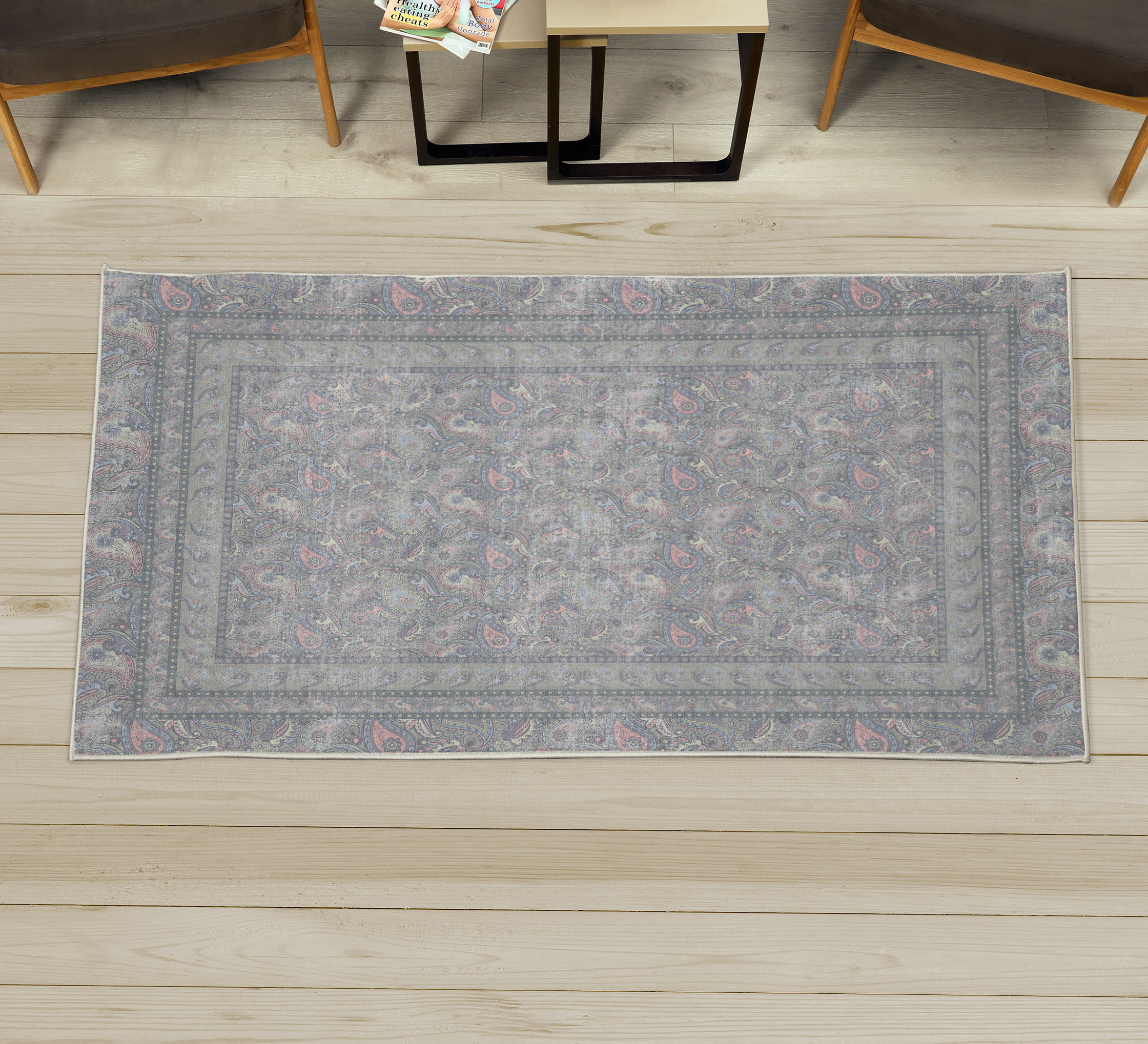 Bungalow Rose Paisley High Density Long Fiber Poly Threads Decorative ...