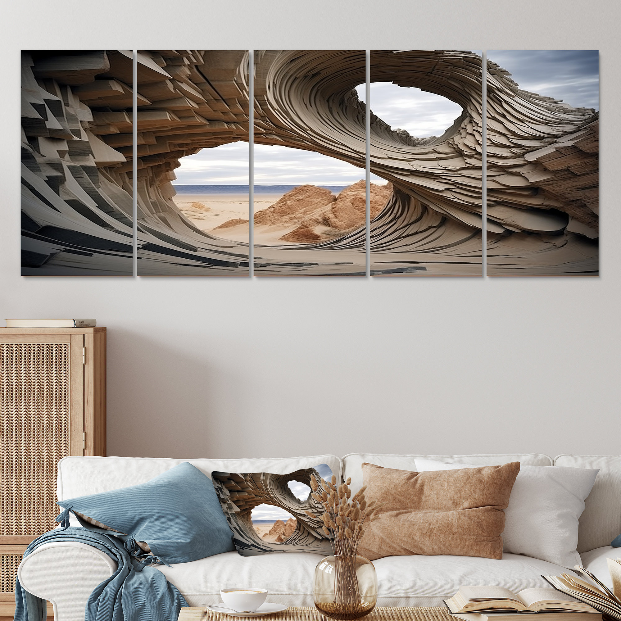 Loon Peak® Surrealism Aesthetics Space Canyon I - Surrealism Landscape ...