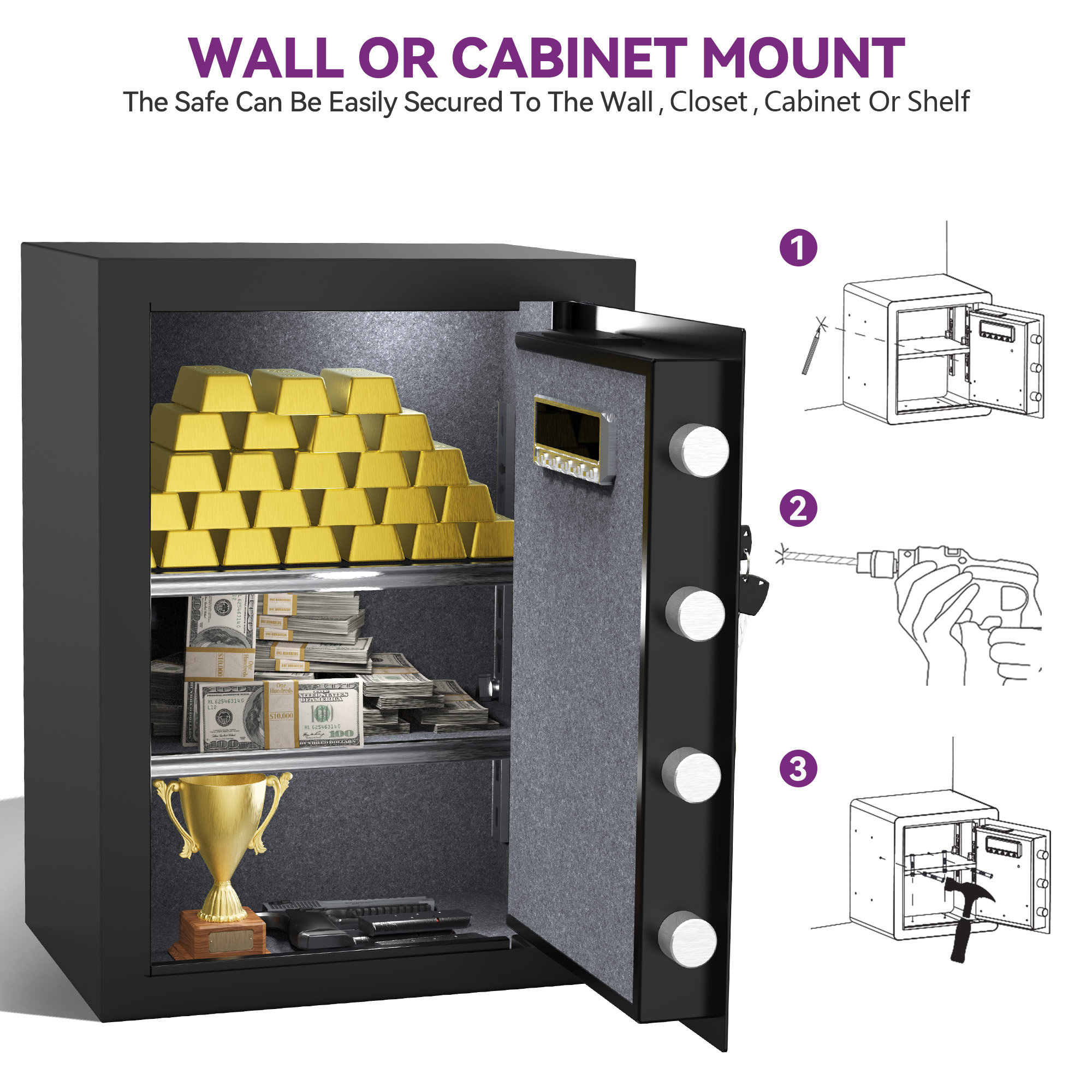 Edrosie Inc Security Safe Lock | Wayfair