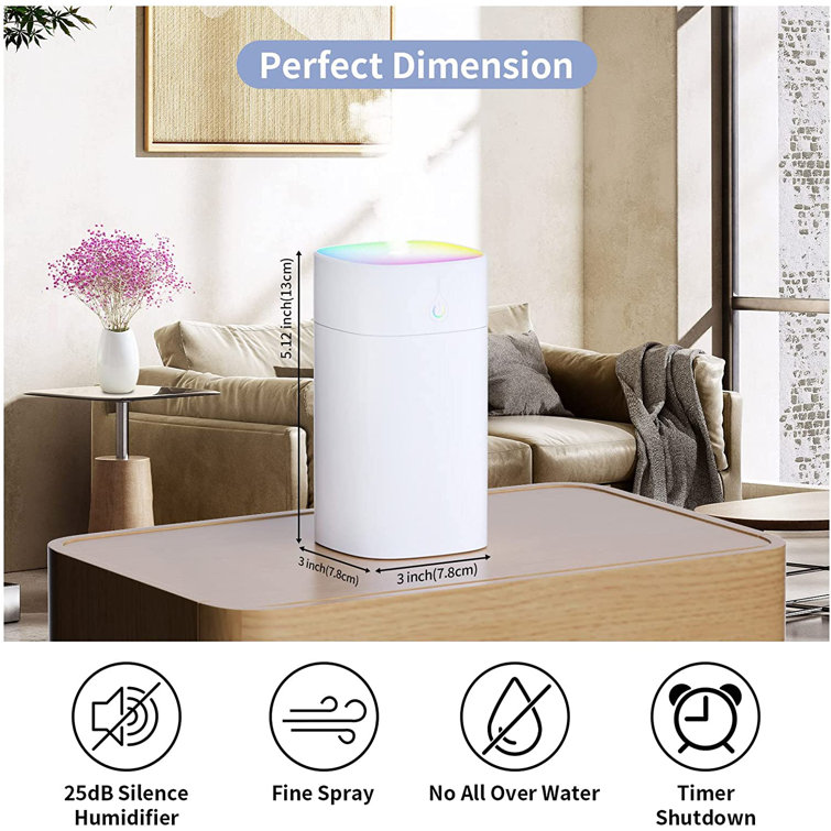 C&g Home Cool Mist Steam Tabletop Humidifier with Adjustable Humidistat ...