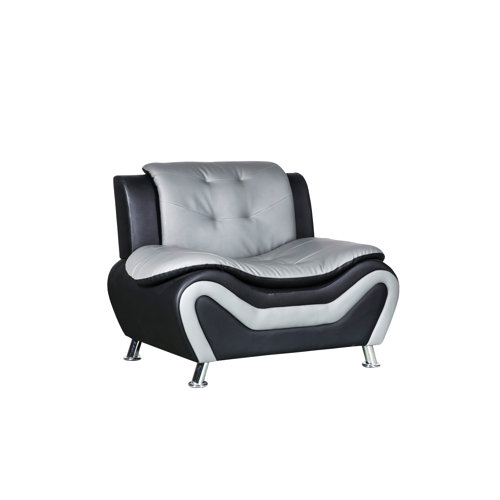 Wrought Studio Bexton Faux Leather Armchair & Reviews | Wayfair