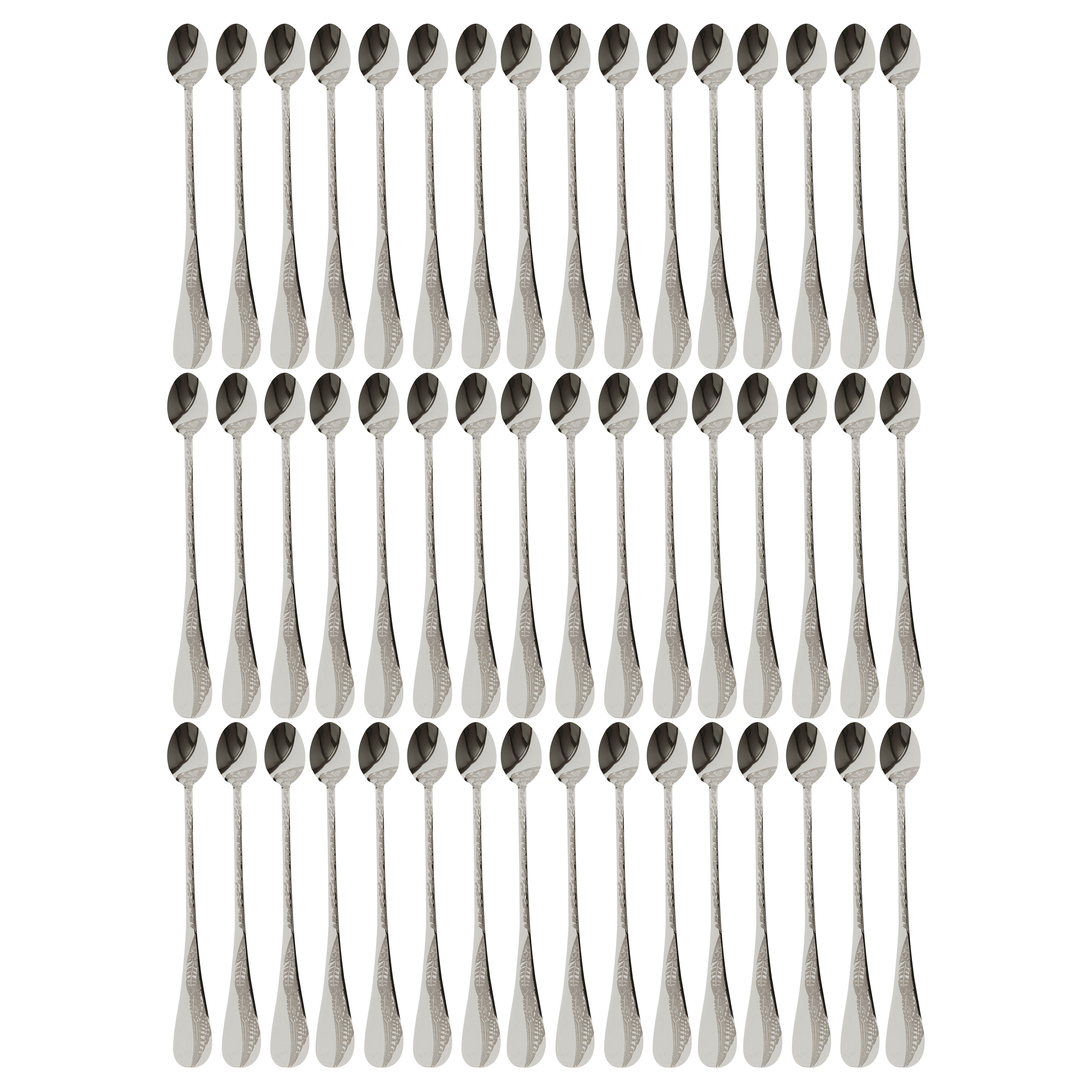 MEPRA Caccia Ice Tea Spoon - 48 Pieces - Stainless Steel | Perigold