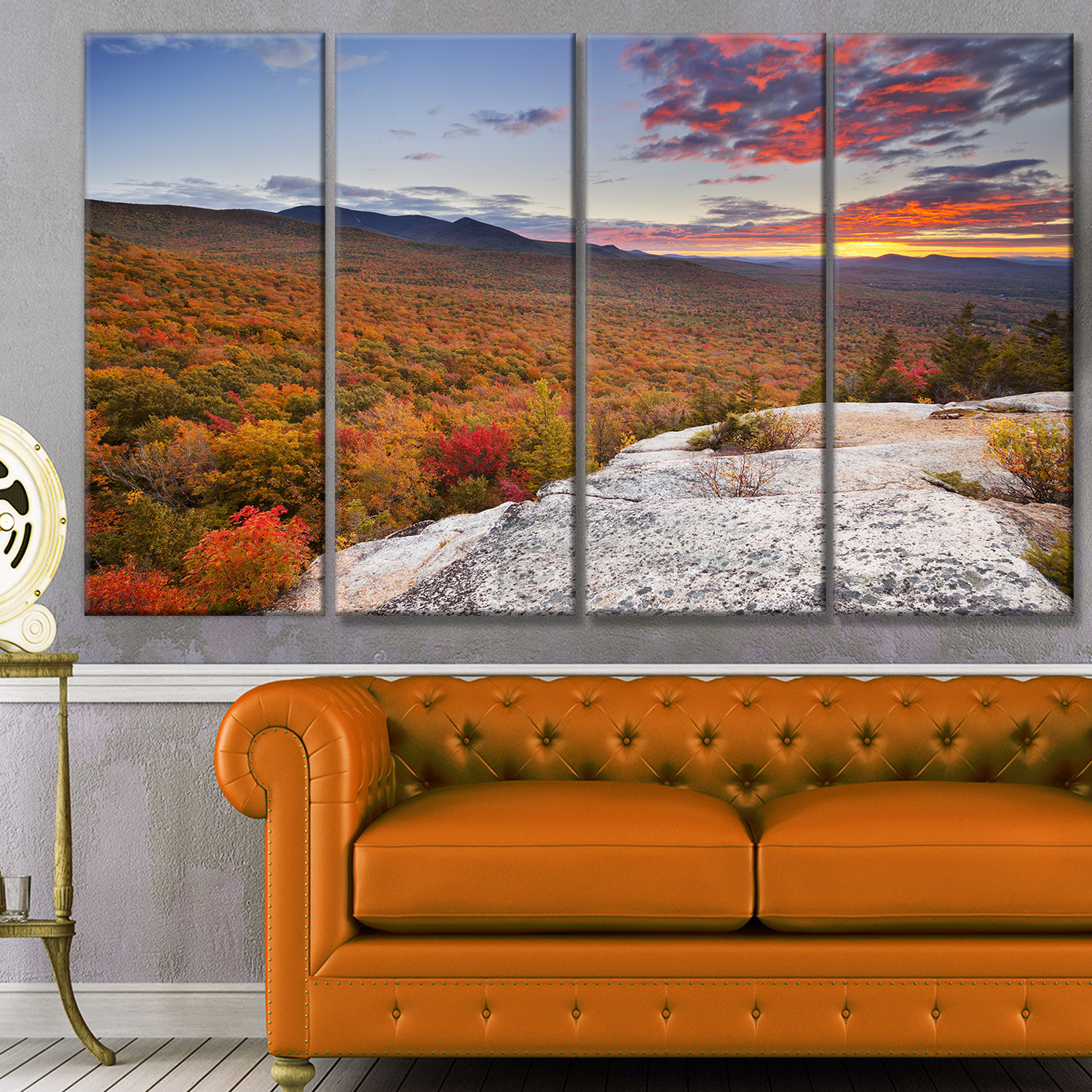 DesignArt 'Endless Forests in Fall Foliage' Photographic Print Multi ...