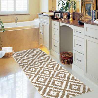 Union Rustic Geometric Machine Washable Rug for Living Room Bedroom ...