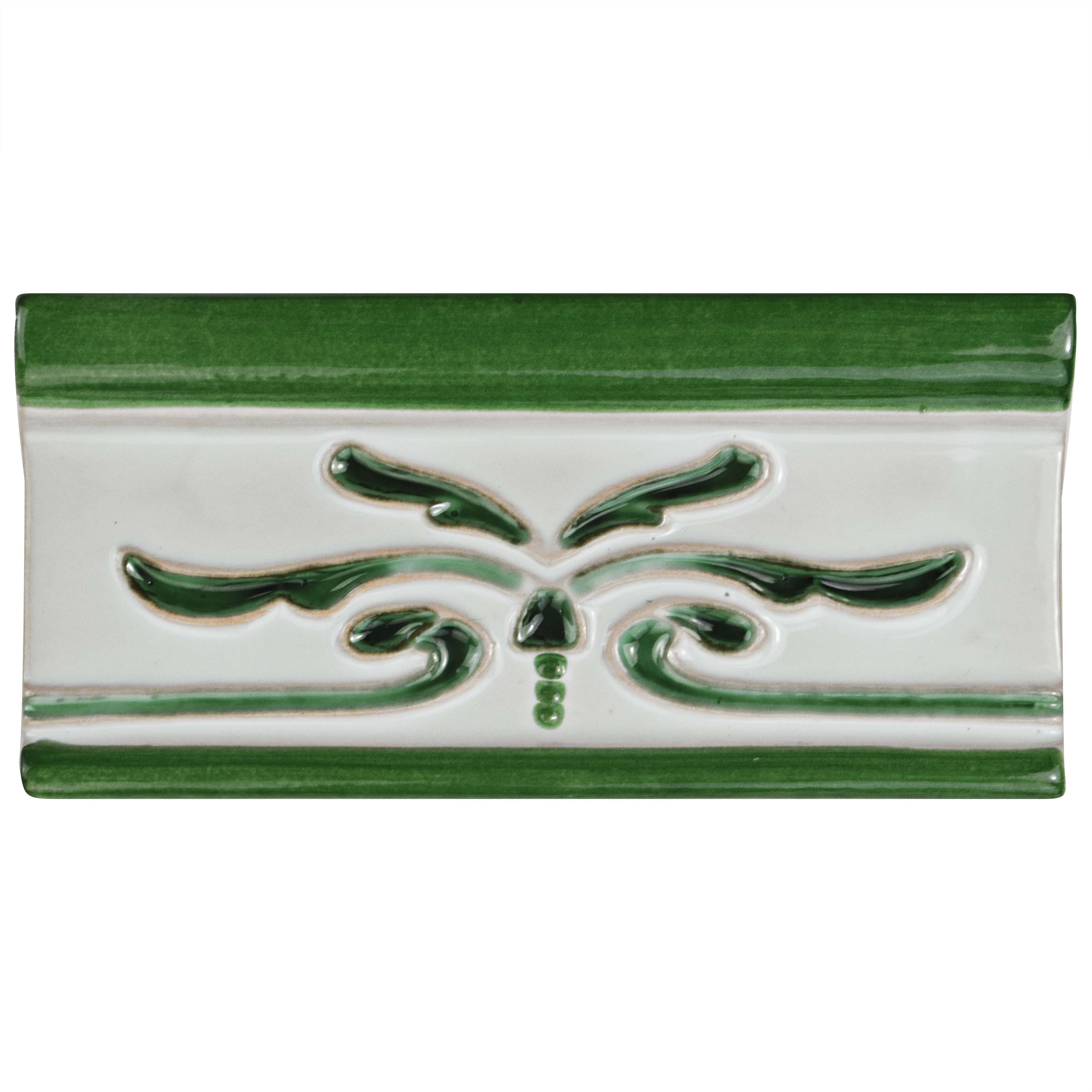 Merola Tile Novecento Cenefa Evoli 2-5/8"x 5-1/8" Glossy Ceramic ...