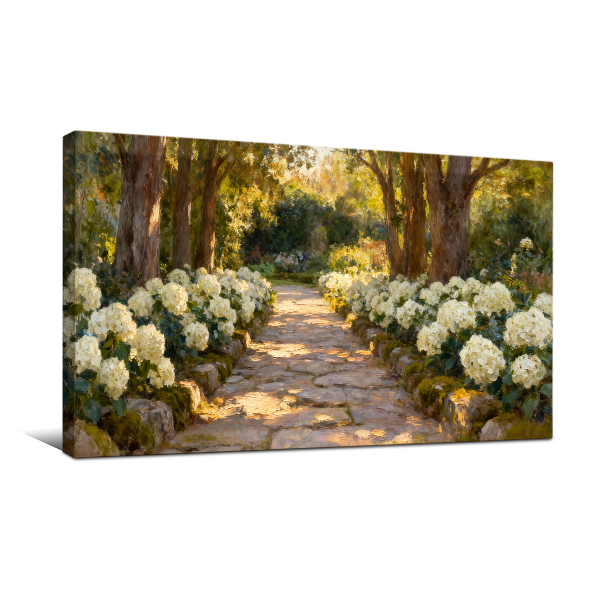 Astoria Grand Plants &Flowers Garden Path With Flowers And Trees | Wayfair