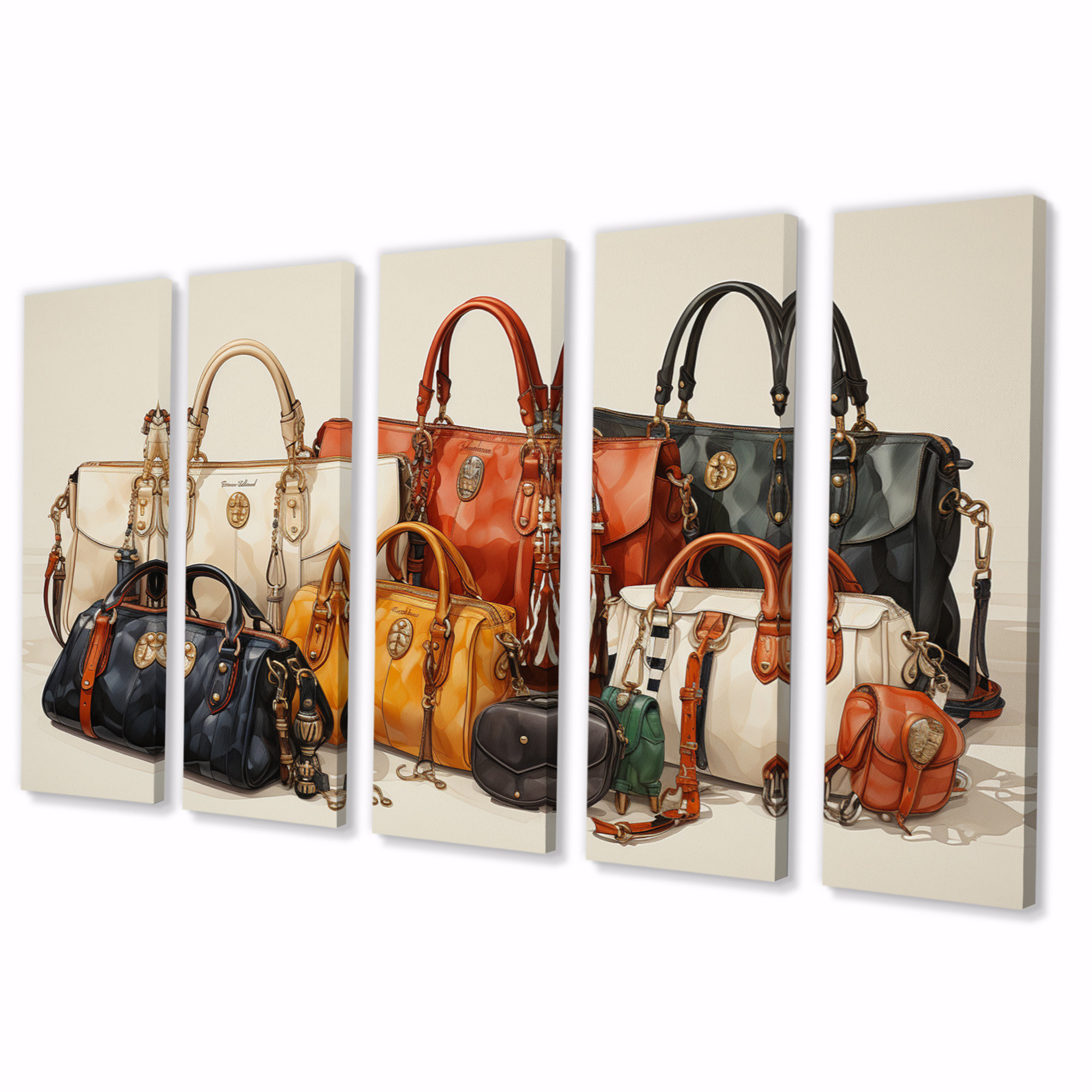 Design Art Minimalims Designer Bag Envy IV - Fashion Wall Art Living ...