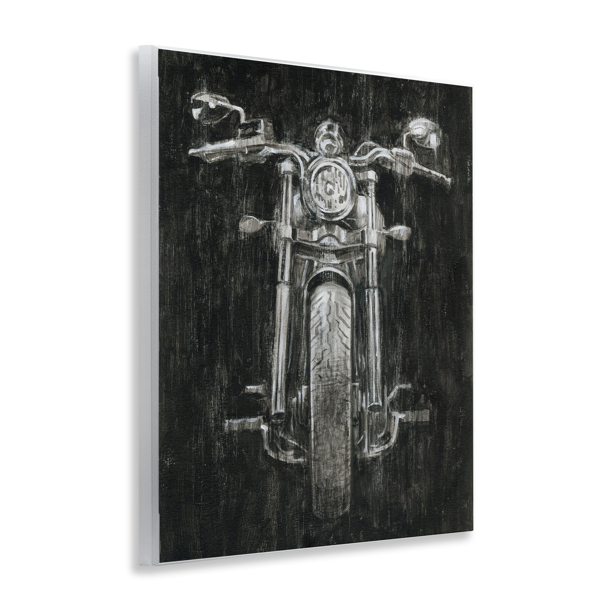 17 Stories Dark Rustic Motorcycle Wall Plaque Art, design by Ethan ...